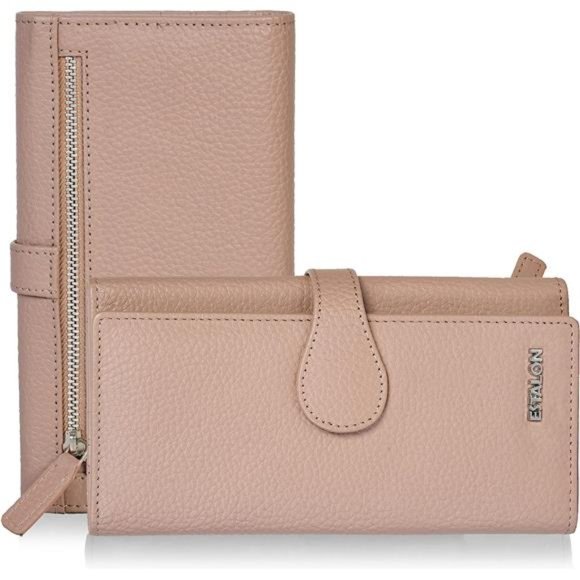 Bags | Real Leather Wallets For Women Rfid Honey | Poshmark